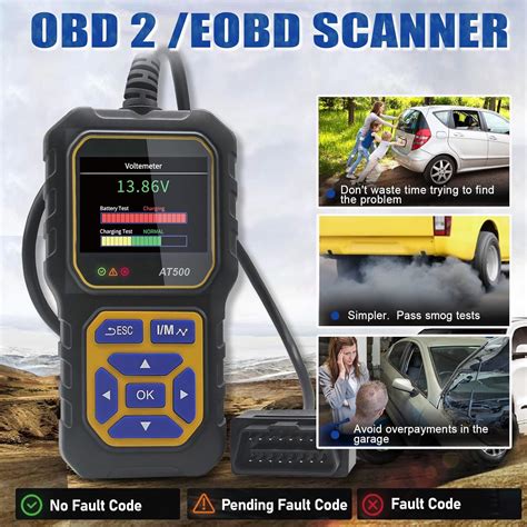 Car OBD Scanner Code Reader Engine Fault Code Reader IKiKin AT Professional Reader Scanner