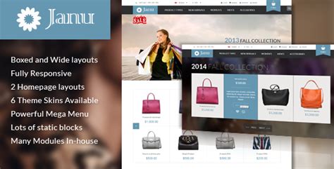 janu responsive multipurpose magento theme by magentech themeforest