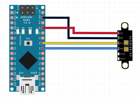 Using The Vl53l1x Time Of Flight Distance Sensor