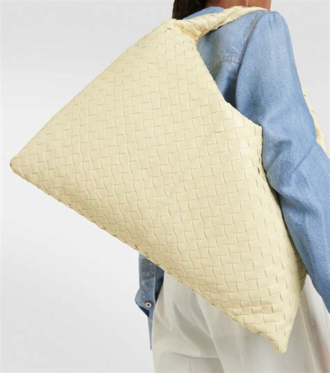 Bottega Veneta Hop Large Leather Tote Bag Bottega Veneta