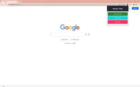 Restore Tabs Save Delete Restore tabs para Google Chrome Extensão Download