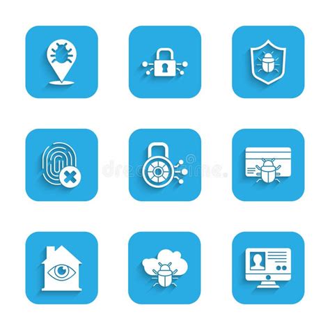 Set Cyber Security System Bug On A Cloud Create Account Screen In Credit Card House With Eye