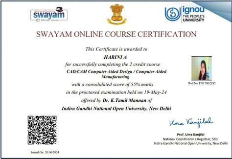 Swayam Onlinelearning Professionaldevelopment Continuouslearning Harini A