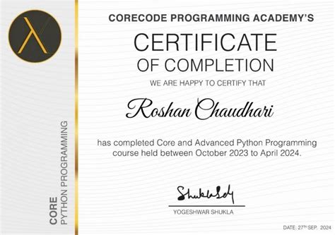 Completed Advanced Python Course For Embedded Development Roshan