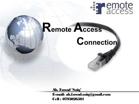 Remote Access Connection Ppt