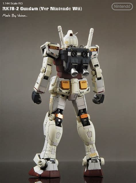 Custom Build Rg 1144 Rx 78 2 Gundam Nintendo Colors Ver