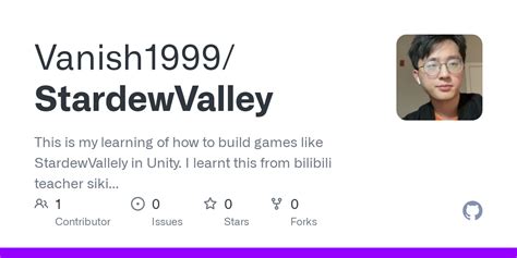 Github Vanish Stardewvalley This Is My Learning Of How To Build Games Like Stardewvallely