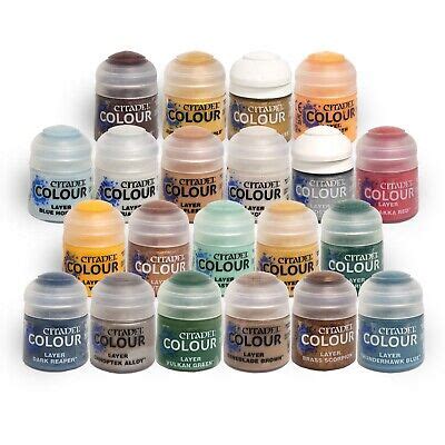 Citadel Layer Paint Pot 12ml Games Workshop Warhammer Miniature Paints