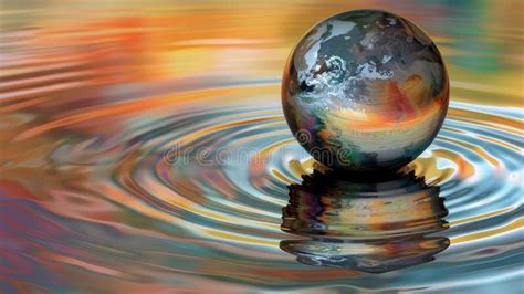 An Information Sphere Depicting A Globe Or Sphere With Data And