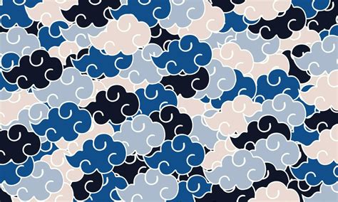 Traditional Japanese Clouds Art