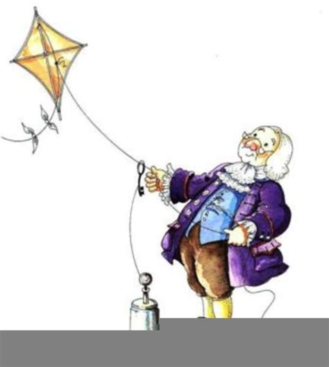 Ben Franklin Flying A Kite Clipart Free Images At Vector