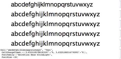 Front End How To Use Fontweight Options In Mathematica 10x