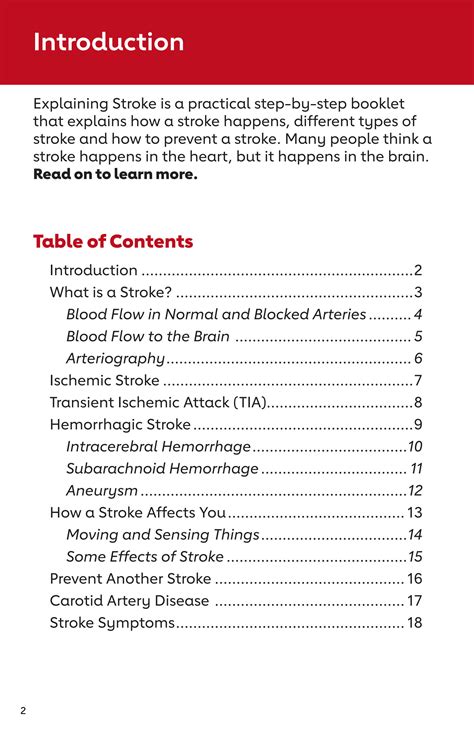 Solution Explaining Stroke Brochure 2020 Studypool