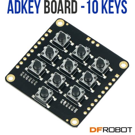 Df Robot Adkey Board 10 Keys Micro Robotics