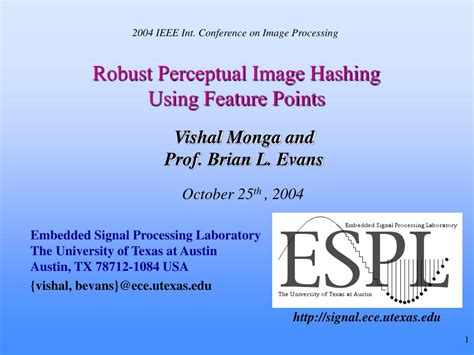 ppt robust perceptual image hashing using feature points powerpoint