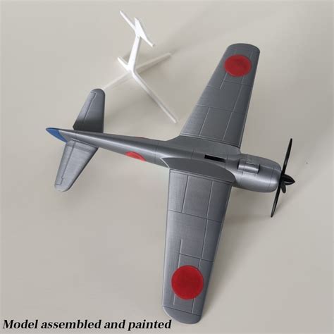 Free Stl File Simple Ki 84 Hayate Model Kit ️・3d Print Design To