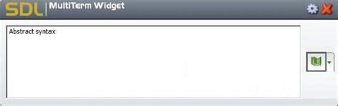 Sdl Multiterm Widget 90 Download Free Multiterm Widgetexe
