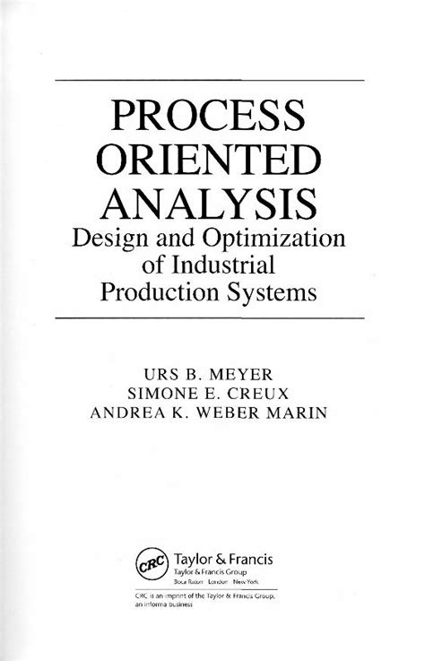 Pdf Process Oriented Analysis Dokumentips