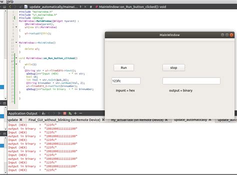How To Automatically Update GUI Status Qt Forum