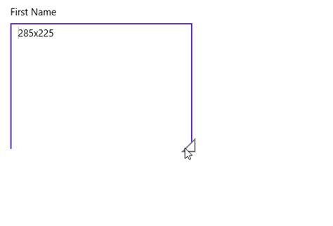 C How Can I Resize A Xaml Textbox At Runtime Through User
