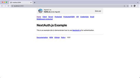 Auth Js Configuring Github
