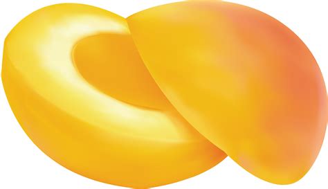 Sliced Peaches Clipart
