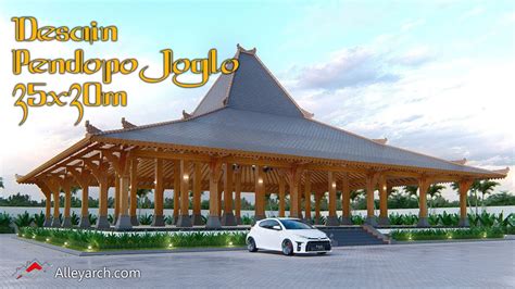 Desain Pendopo Joglo 25x20m Youtube
