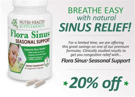 Notes On Things And Stuff Flora Sinus The Natural Solution To Sinus