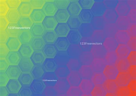 Hexagon Geometric Background