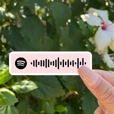 Waterproof Spotify Code Vinyl Sticker Custom Stickers Make Custom Stickers Your Way