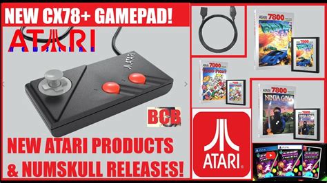 New Atari And Numskull Releases New Cx78 Gamepad And More Ninja Golf Food Fight And Fatal Run 7800