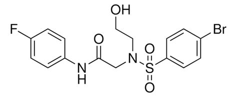 2 4 Bromophenylsulfonyl2 Hydroxyethylamino N 4 Fluorophenyl