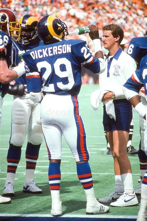 Eric Dickerson Oaklandlos Angeles Raiders Editorial Stock Image
