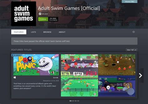 Warner Bros To Delist All Adult Swim Titles Within 60 Days Steam Deck Hq