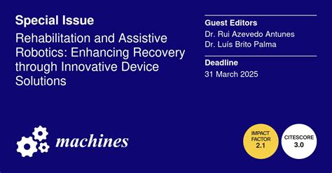 Specialissue Callforpapers Rehabilitation Assistiverobotics