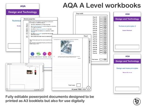 AQA A Level Workbooks Teaching Resources