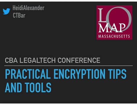 practical encryption tips and tools ppt