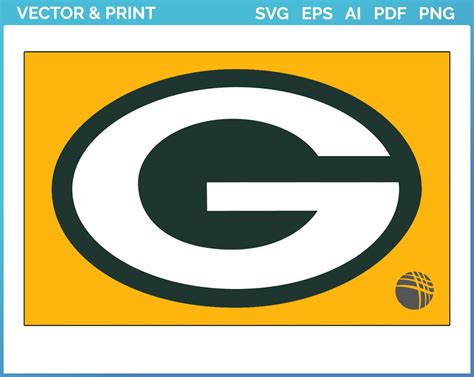Green Bay Packers Helmet Logo 1970 Football Sports Vector Svg