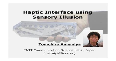 pdf haptic interface using sensory illusion inriapeople rennes