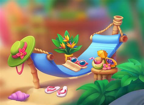 game environment props design Кристина Ступина in 2025 casual art