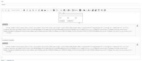 Nextgen Editor Issues With Tables In Nextgen Editor · Issue 333