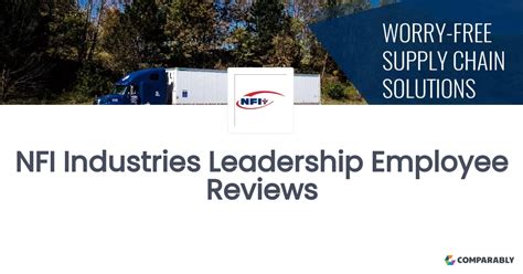 NFI Industries Leadership Employee Reviews Comparably