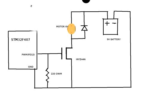 Microcontroller How To Get 6v Dc Motor Running Using Pwm Through Stm