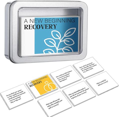 Rotatingpals 51 Pcs Recovery Card Game For Adults Includes