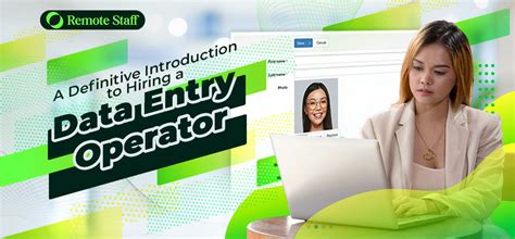 data entry operator remote staff