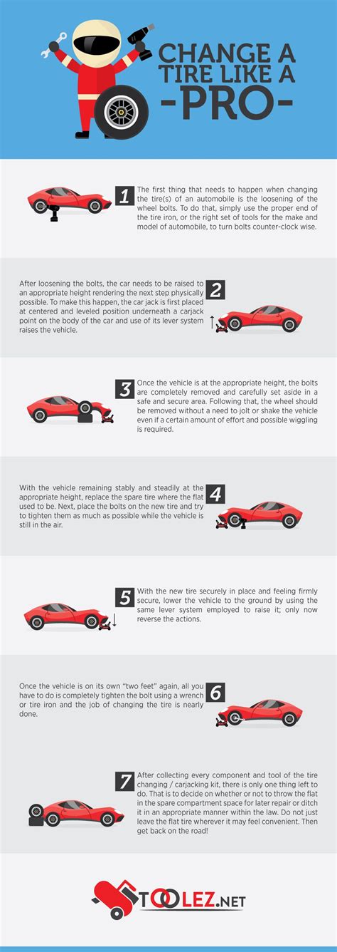 7 Very simple steps to Change a Tire Like a Pro : https://toolez.net ...