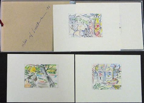 Bonhams Roy Lichtenstein Landscape Sketches 1984 1985 24