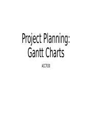 Mastering Gantt Charts For Project Planning Course Hero