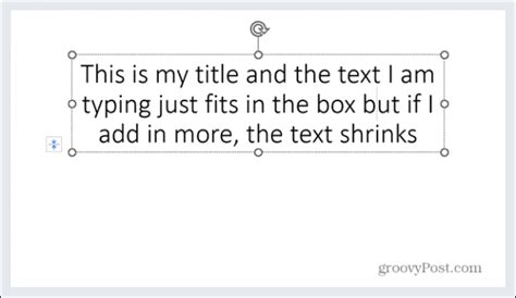 How To Turn Off AutoFit In PowerPoint