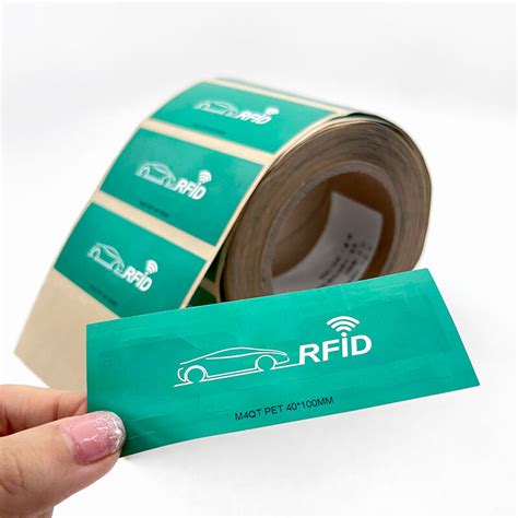Epc Gen2 Iso18000 6c 860 960mhz Double Sided Printed Rfid Windscreen Sticker Monza4qt Uhf Labels